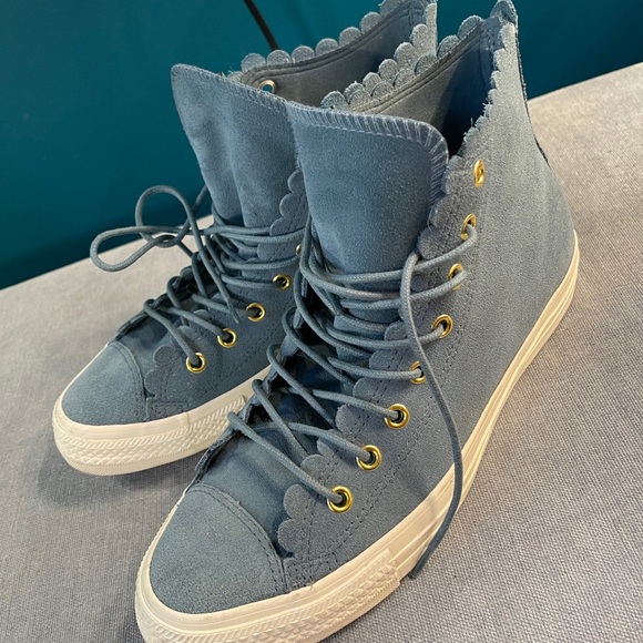 Converse | Shoes | Converse Frilly Thrills Suede | Poshmark